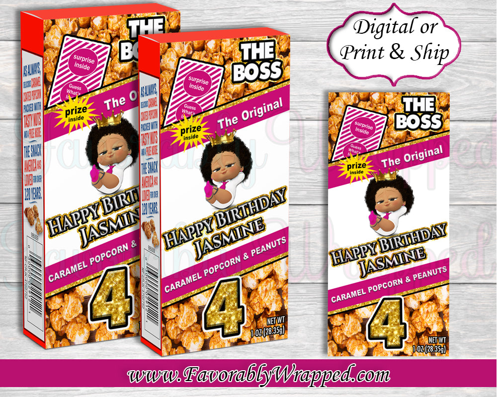 Boss Baby Cracker Jacks Labels-Boss Baby Girl Cracker Jacks Labels-Bos ...