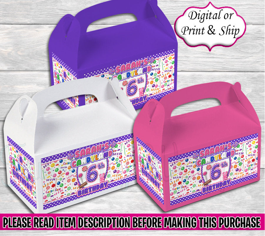 Candyland Gable Box-Candyland Birthday-Candyland Party-Candyland Party ...