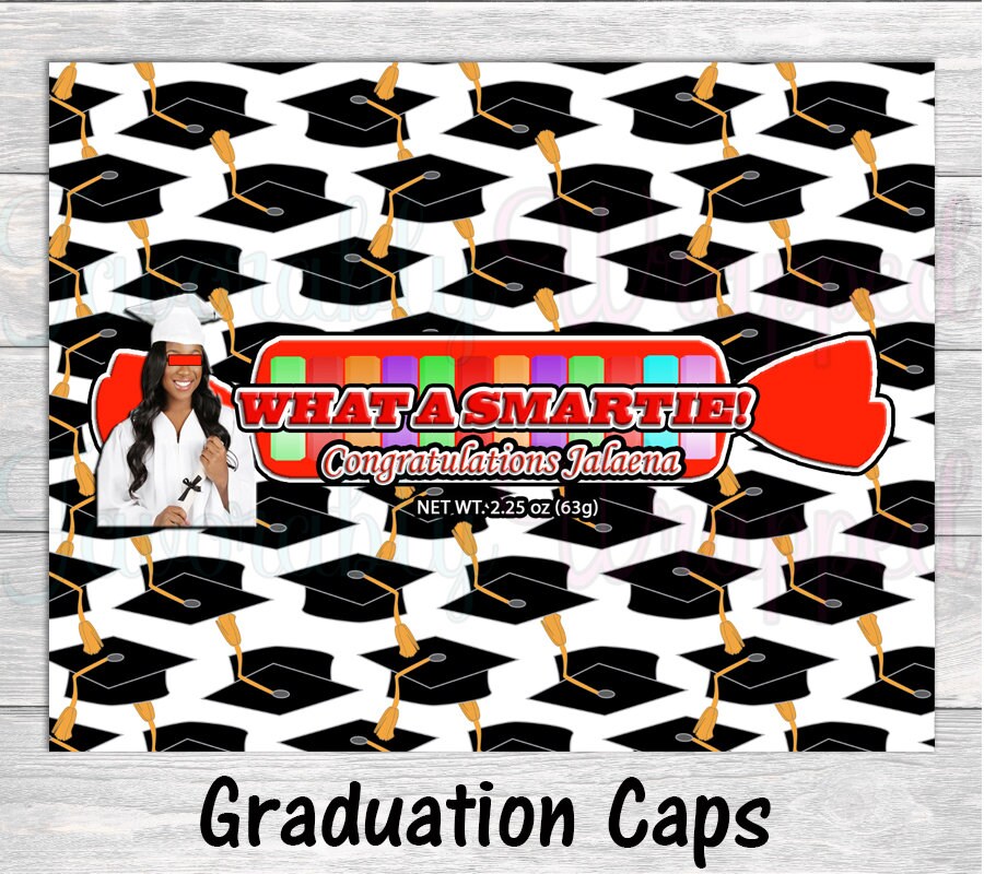 Graduation Smarties Candy Label-Graduation Chip Bag-Smarties Candy Lab ...